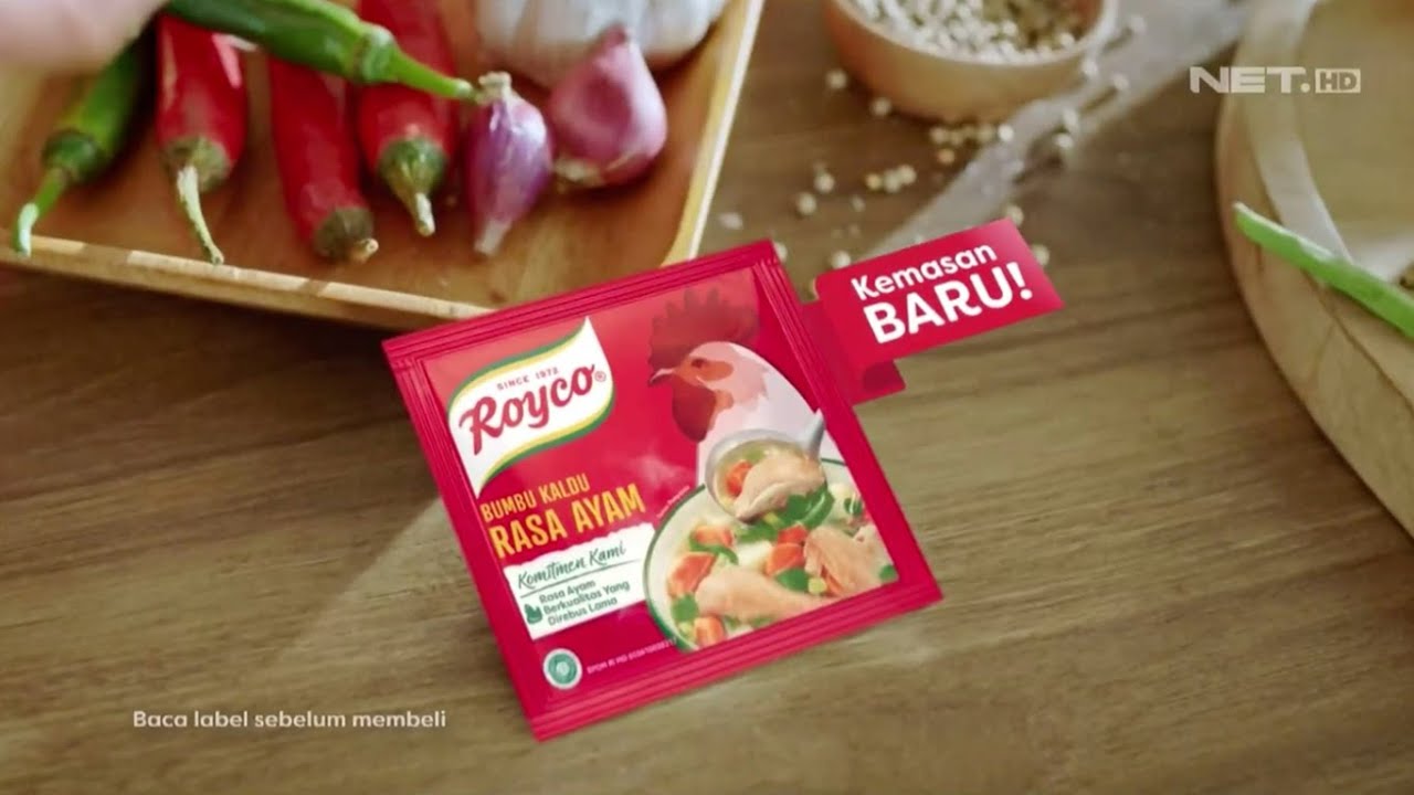 [TVC] Iklan Royco Kemasan Baru (Tahukah Ibu) Kaldu Ayam Enak Lezat dan ...