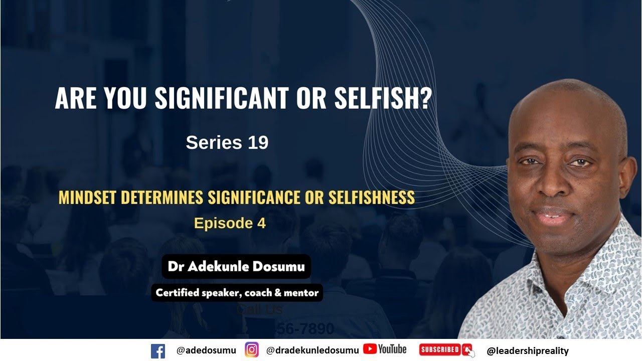 Series 19 | Significance or selfishness || Episode 4 | It is determined ...