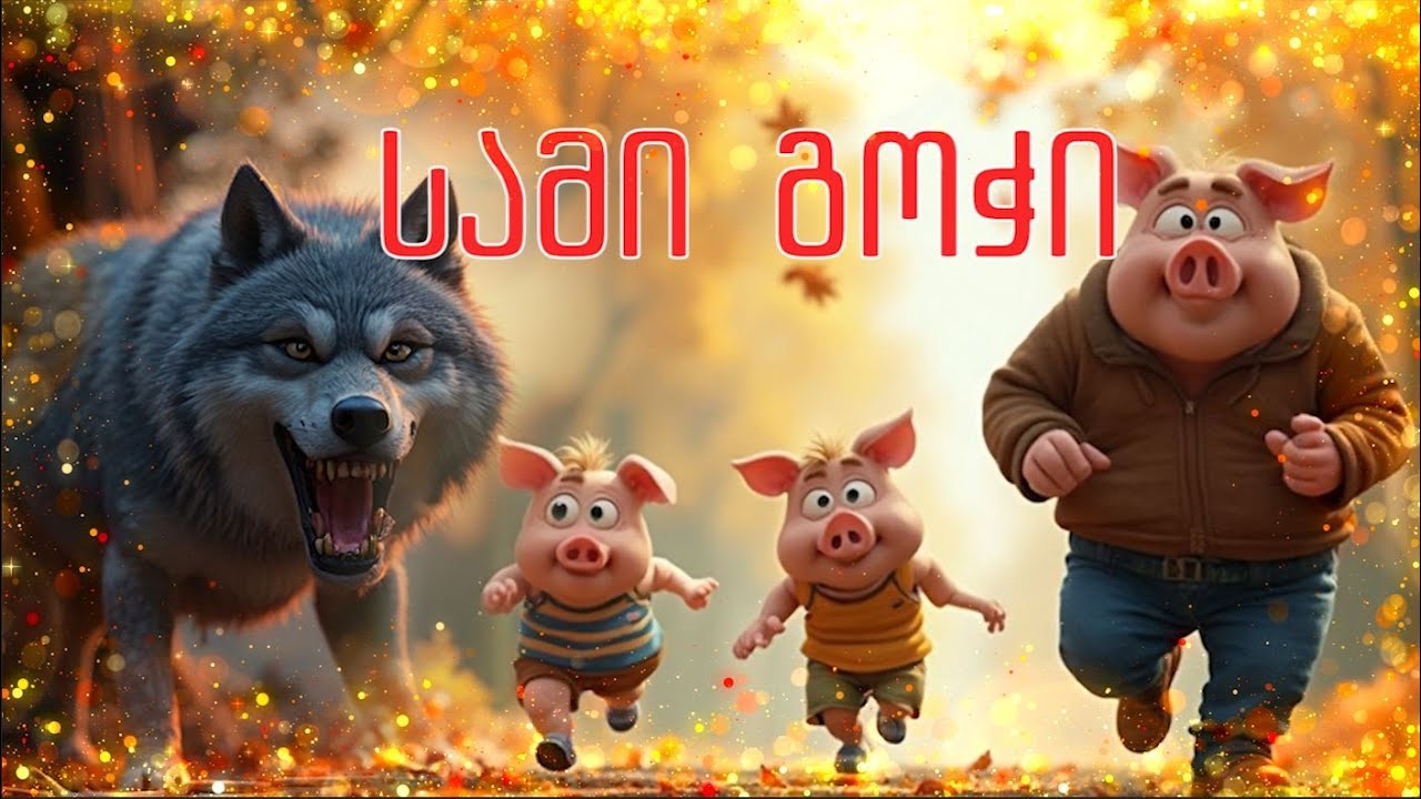 სამი გოჭი - 3 gochi - YouTube