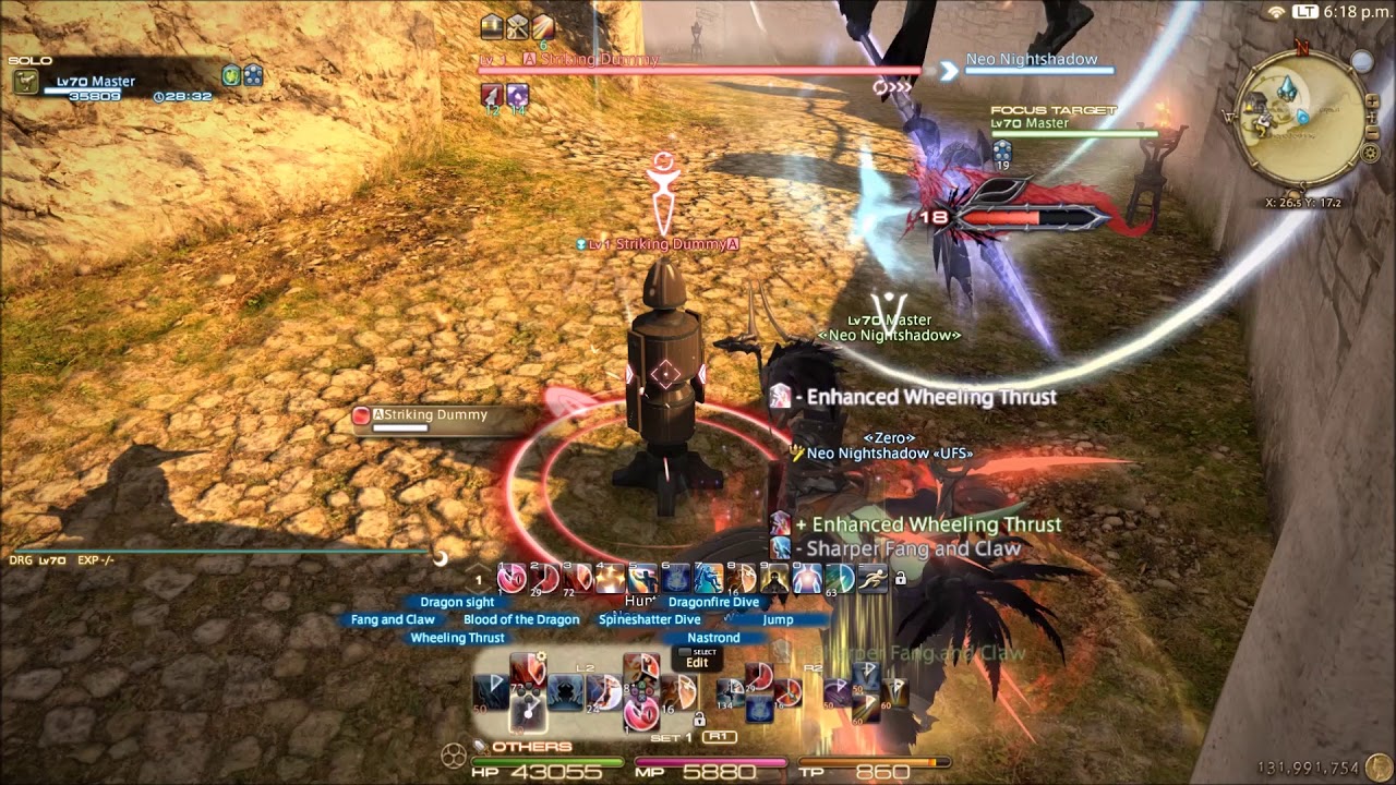 FFXIV Dragoon Opener and Rotation - YouTube