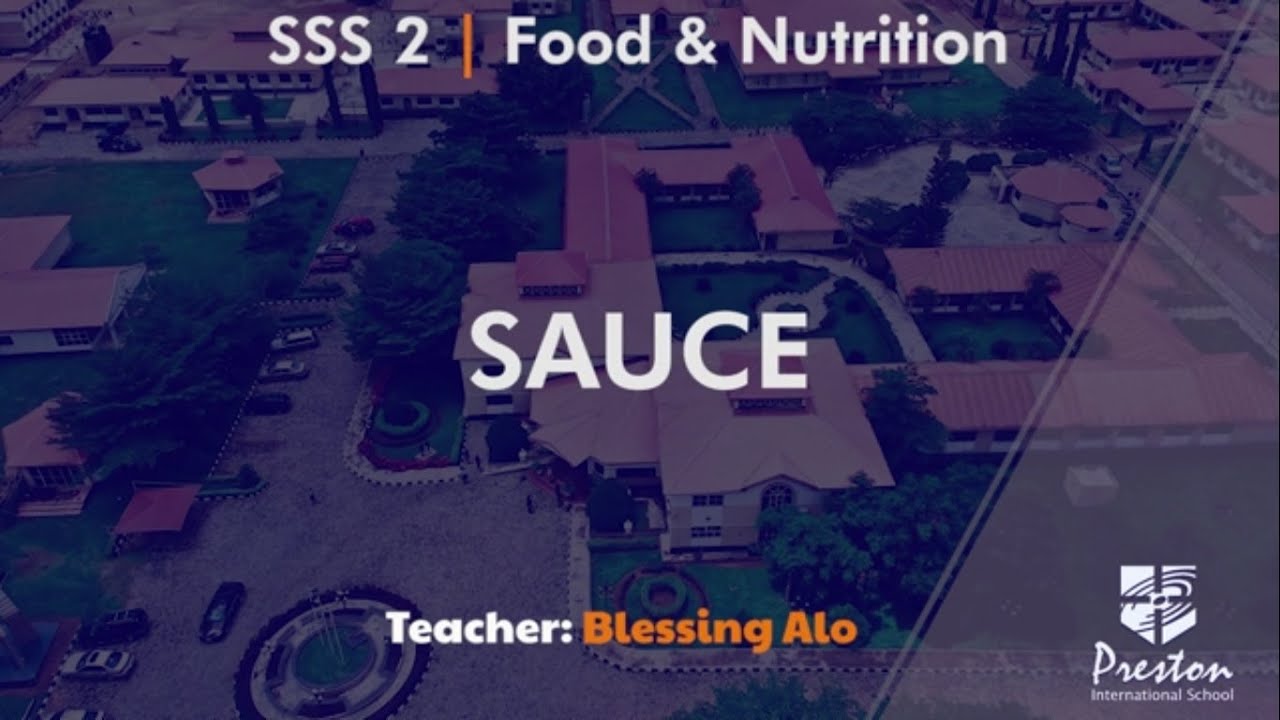 Sauce - SSS2 Food and Nutrition - YouTube