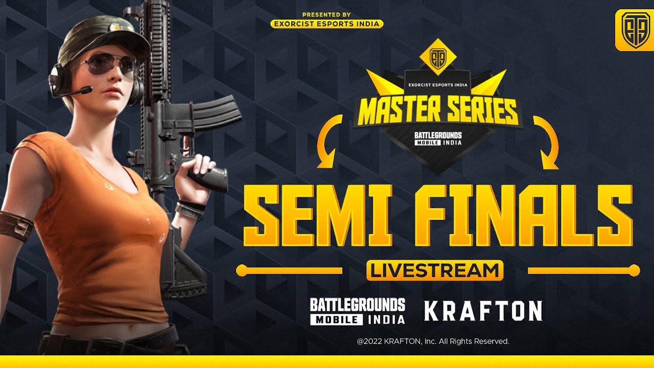 Bgmi : Master Series 5,000INR | Semi Finals Group - 1 Livestream - YouTube