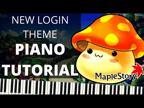 Maplestory New Login Theme Piano Tutorial | maplestory login piano ...