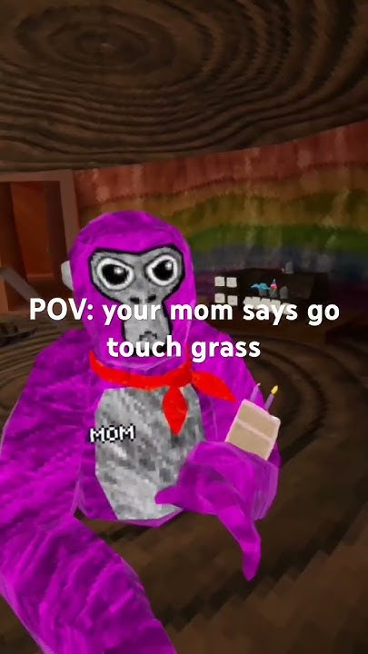 POV: your mom says go touch grass - YouTube