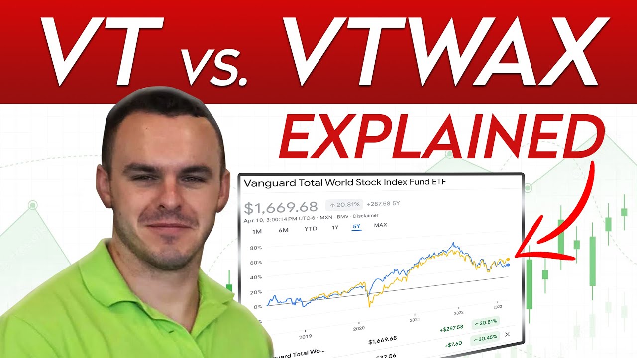 VT ETF vs VTWAX - Choose NOW or FOREVER Hold Your Peace - ETF vs Mutual ...