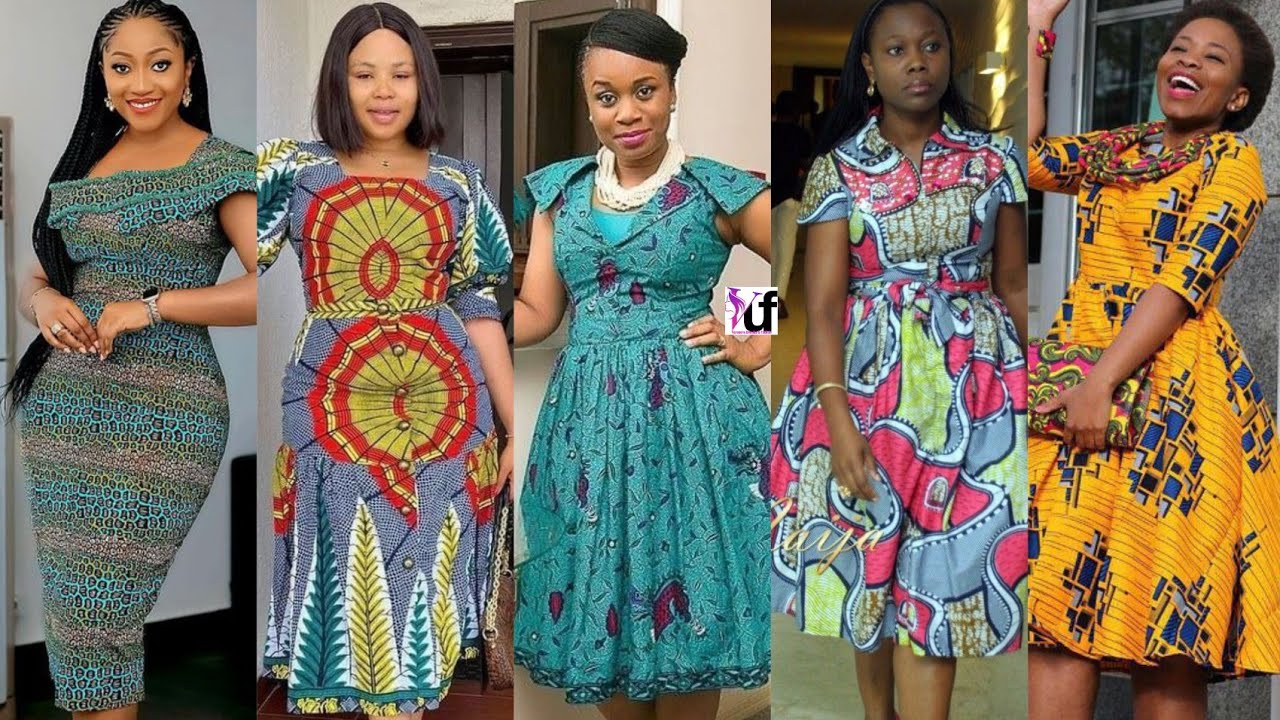 FASHION NZURI ZA KISASA MITINDO YA VITENGE ANKARA STYLES - YouTube