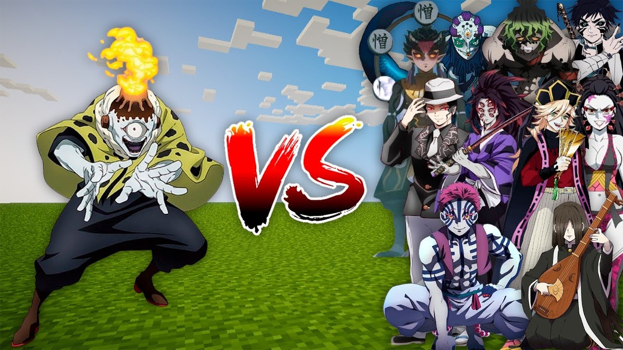 Jogo vs Upper Moons and Muzan Kibutsuji - YouTube