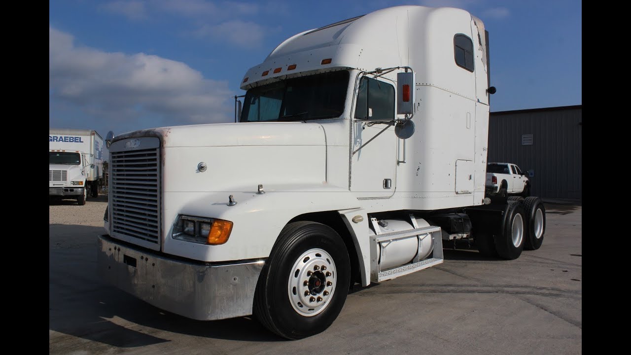 1997 FREIGHTLINER FLD TRACTOR TRUCK SLEEPER - YouTube