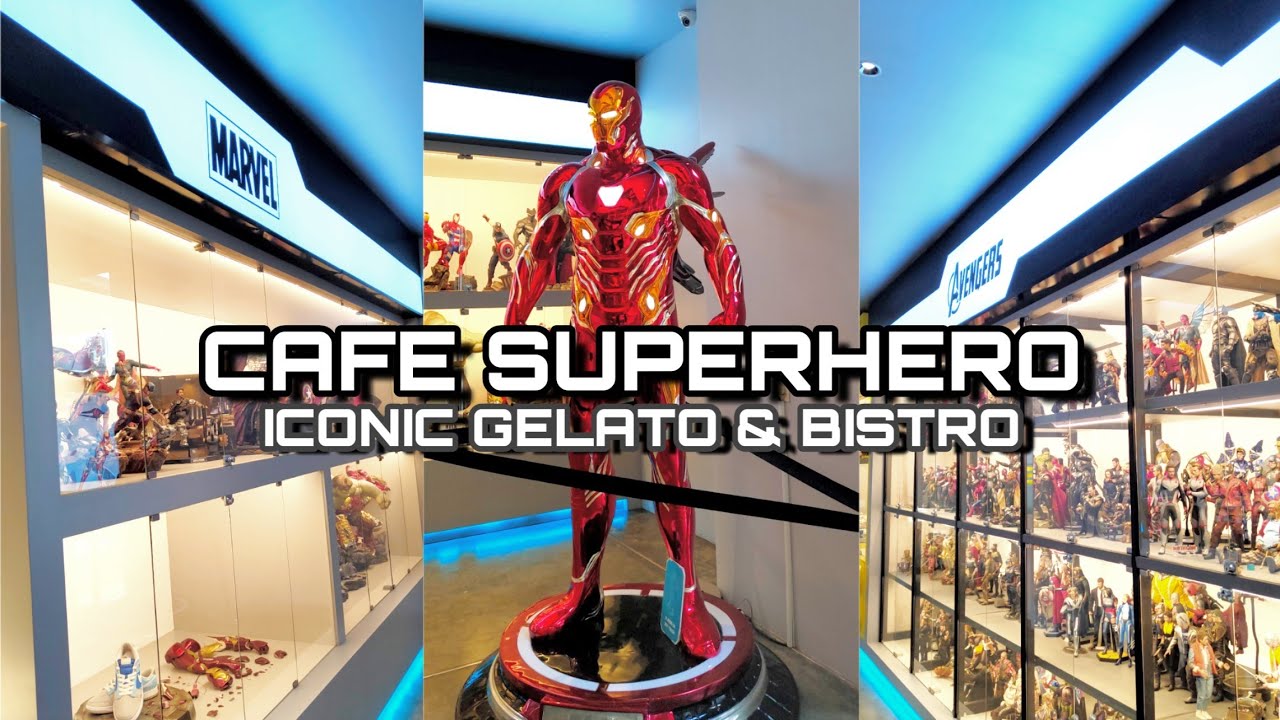 CAFE SUPERHERO DC MARVEL AVENGERS STARWARS | ICONIC Gelato & Bistro ...