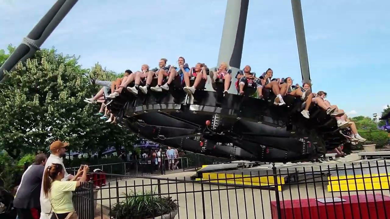 Black Widow ride at Kennywood Park - YouTube