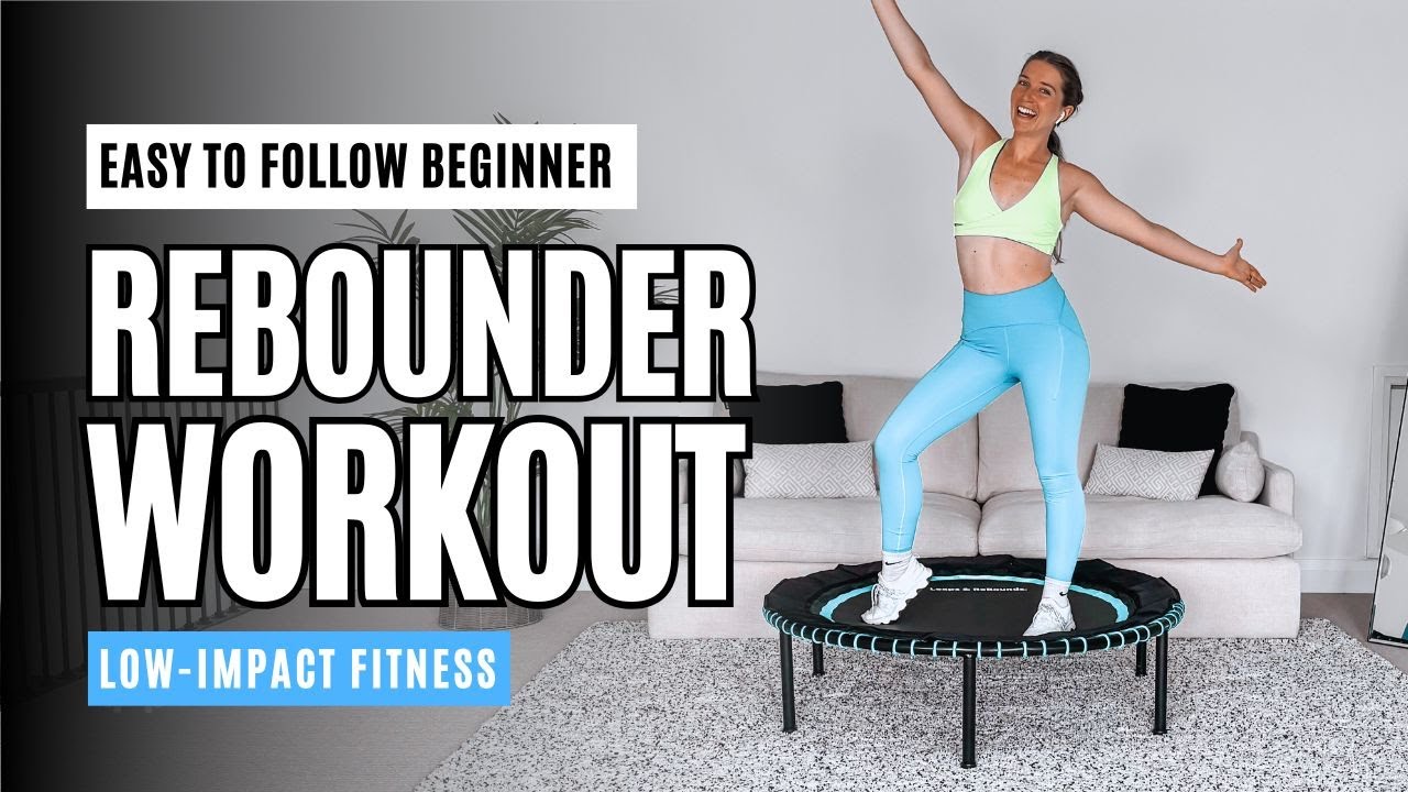 Beginner Mini Trampoline Workout | Easy Low-Impact Rebounding for ...