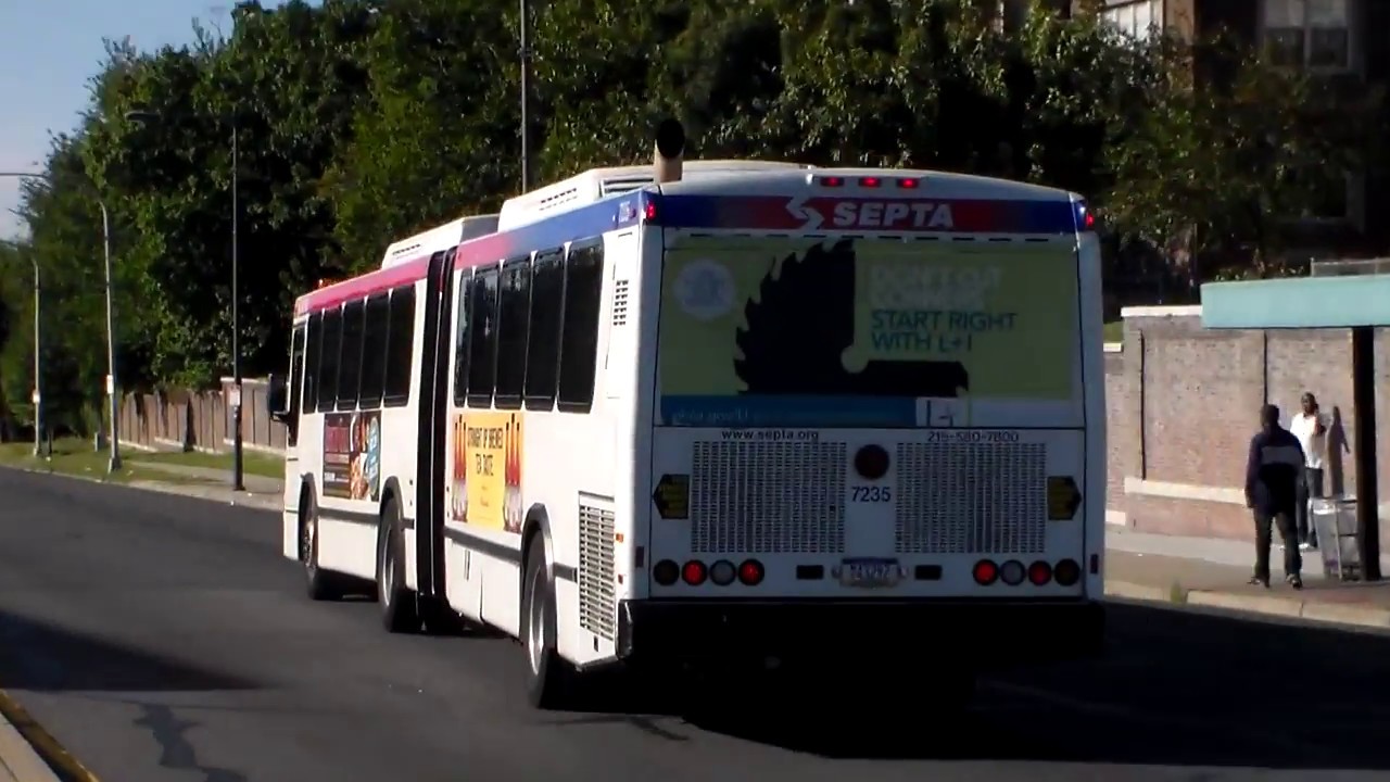 SEPTA BUS: NEOPLAN AN460 OQ 7235 WITH LED LIGHTS PT3 - YouTube