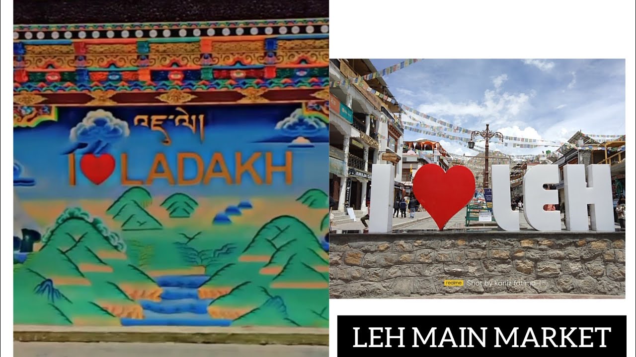 || LEH MAIN MARKET 😍|| Market tour || #leh #niceweather - YouTube