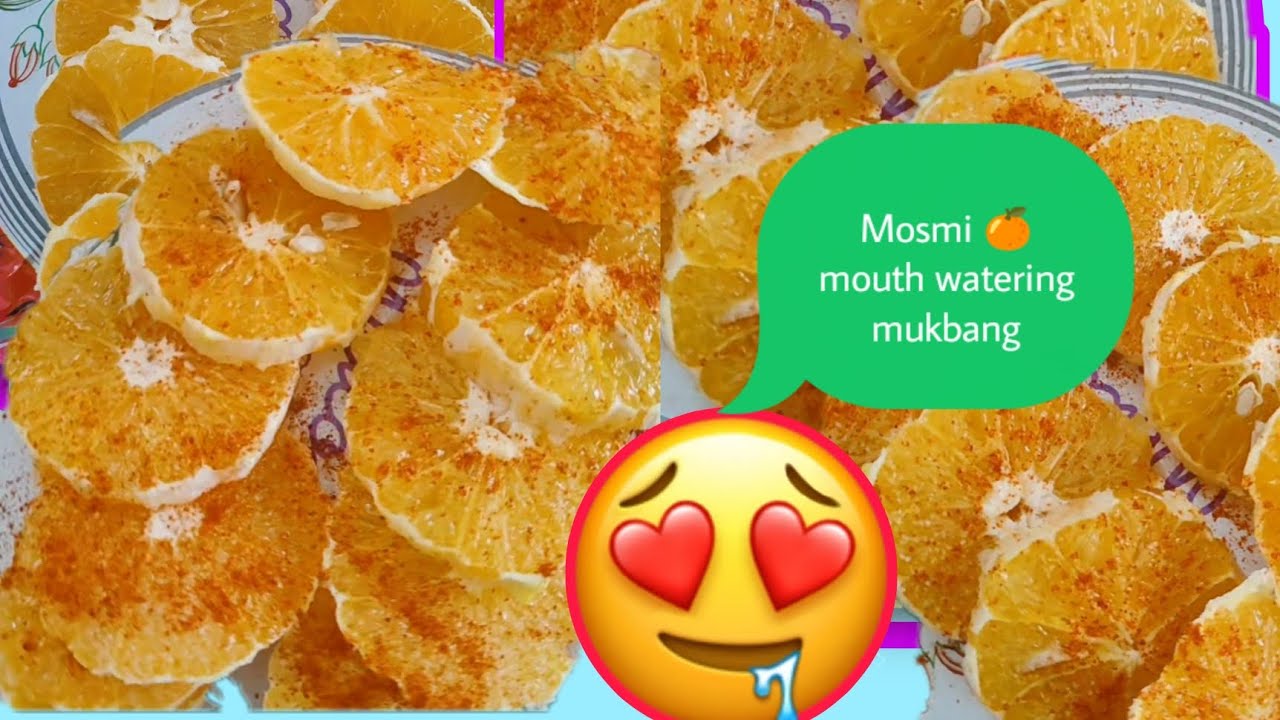 Mosmi mukbang 🍊🍊|mouth watering|#Fruitmukbang - YouTube