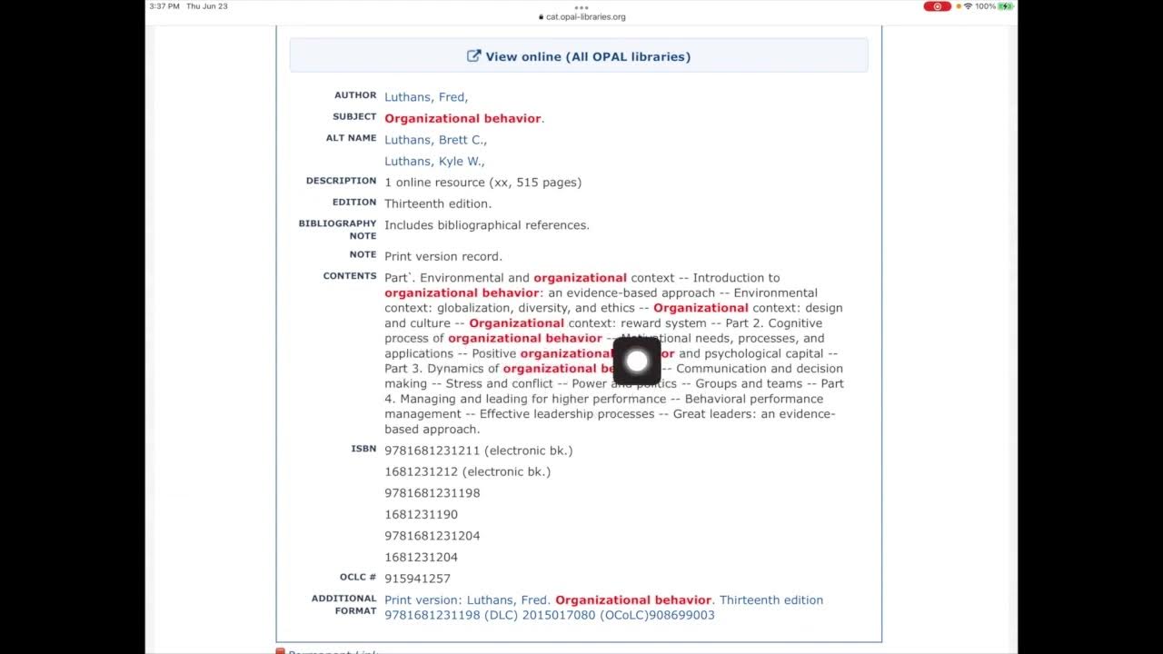 Hiram College Library - Looking for Books in the Hiram College Catalog ...