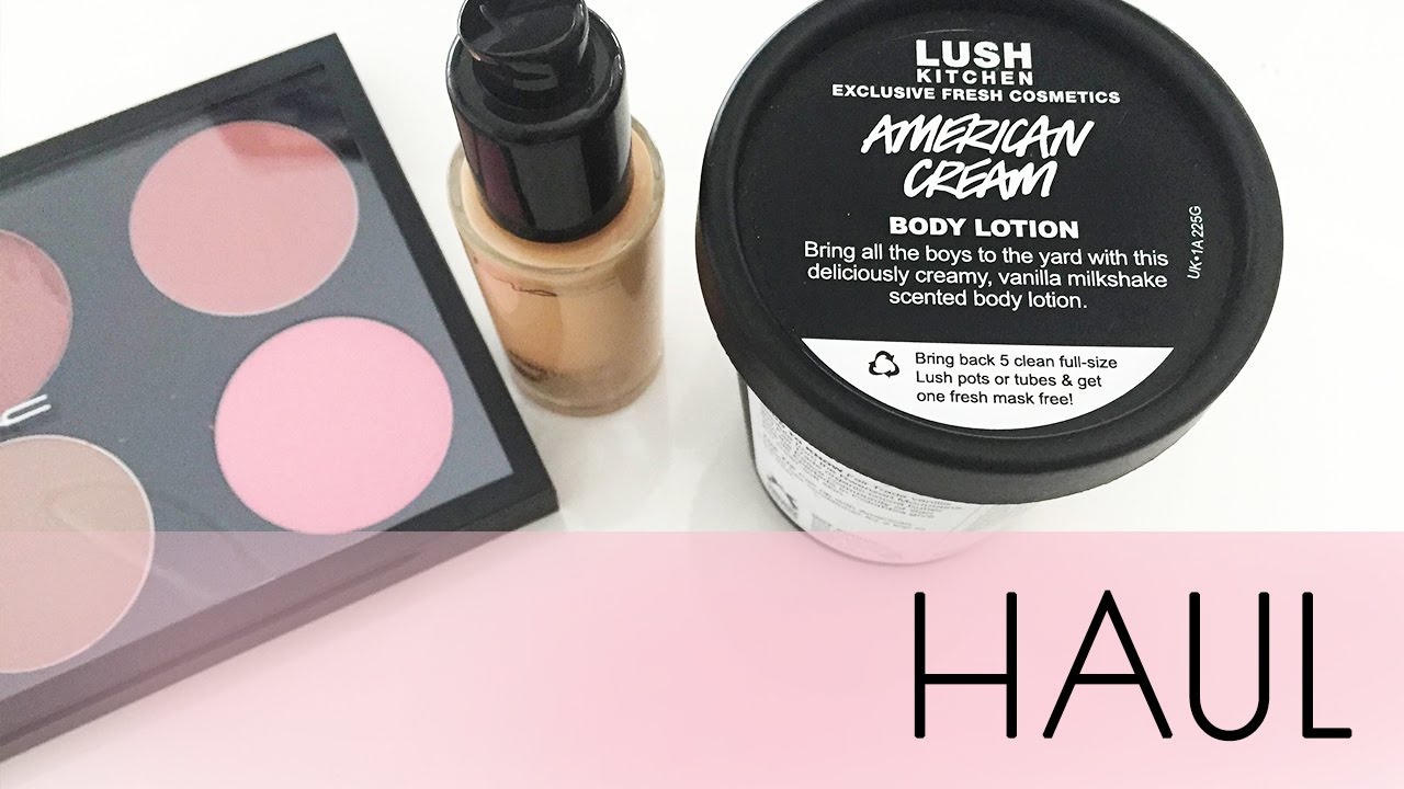 Haul MAC y LUSH - YouTube