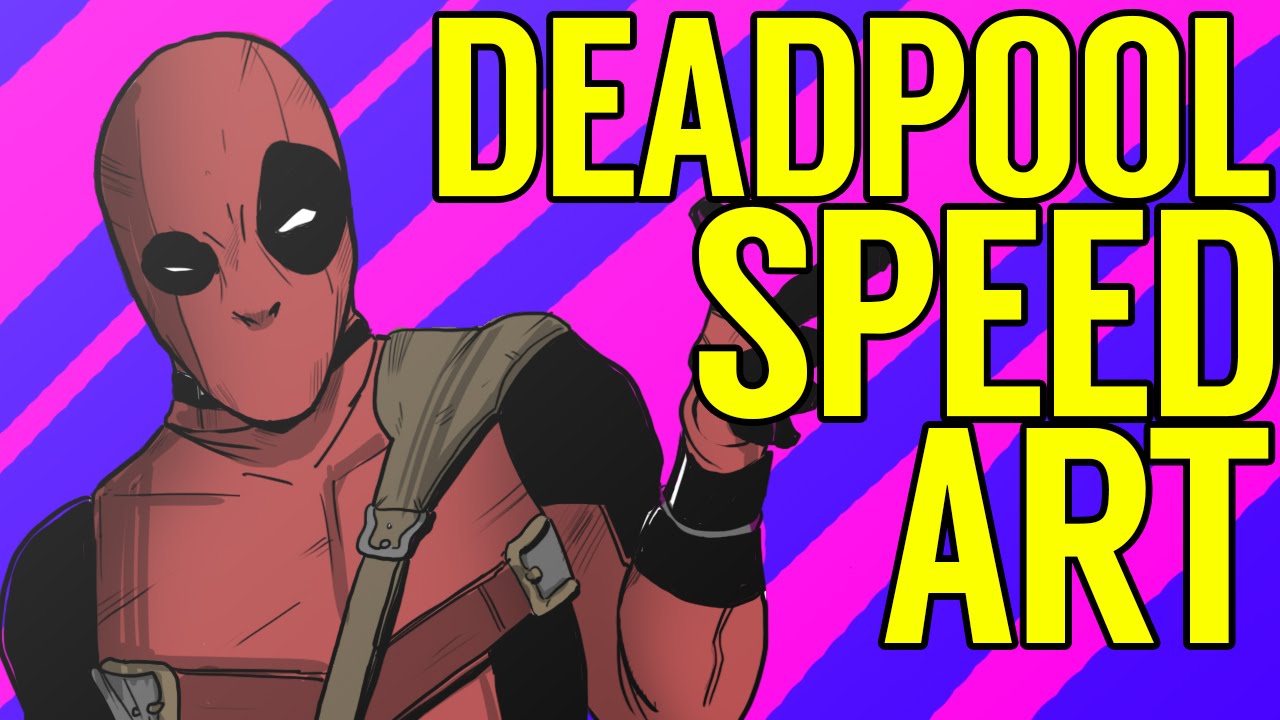 DEADPOOL SPEED ART (Friendo Workshop w/Steve Here) - YouTube