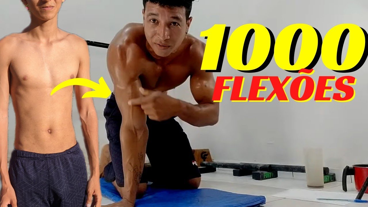 1000 Flexões em 1 hora - Eu Consegui? Resultado... - YouTube