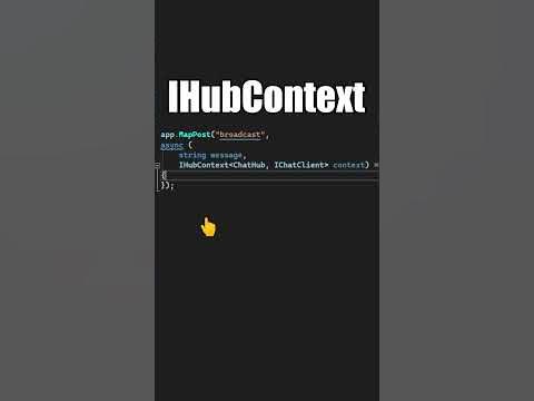 Send Server-Side Messages With SignalR IHubContext #shorts - YouTube