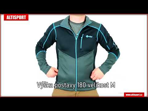 Pánská fleecová mikina KILPI TEAM FLEECE M QM0007KI ČERNÁ