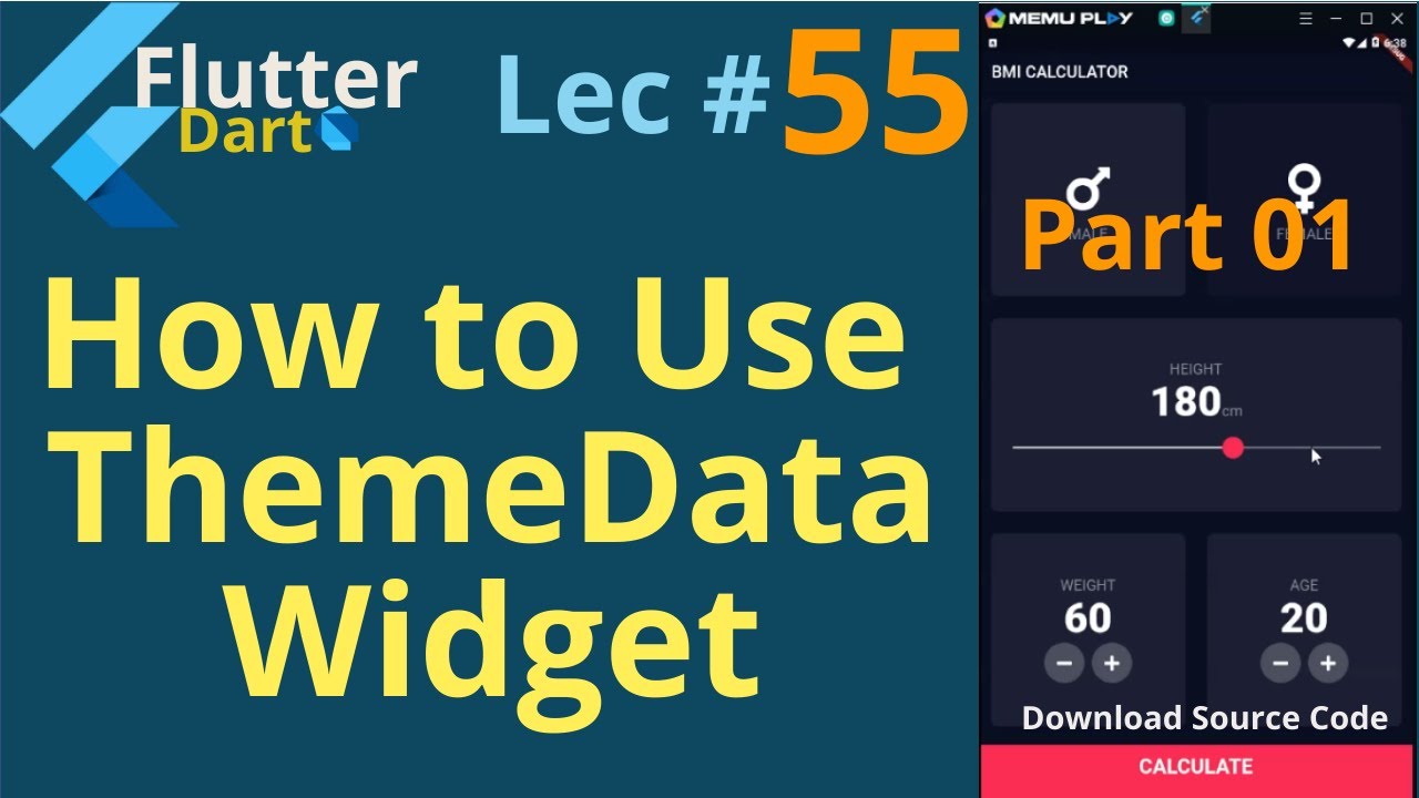 Flutter In Urdu How To Use ThemeData Widget Lecture 55 Part 01 flutter-in-urdu-how-to-use-themedata-widget-lecture-55-part-01
