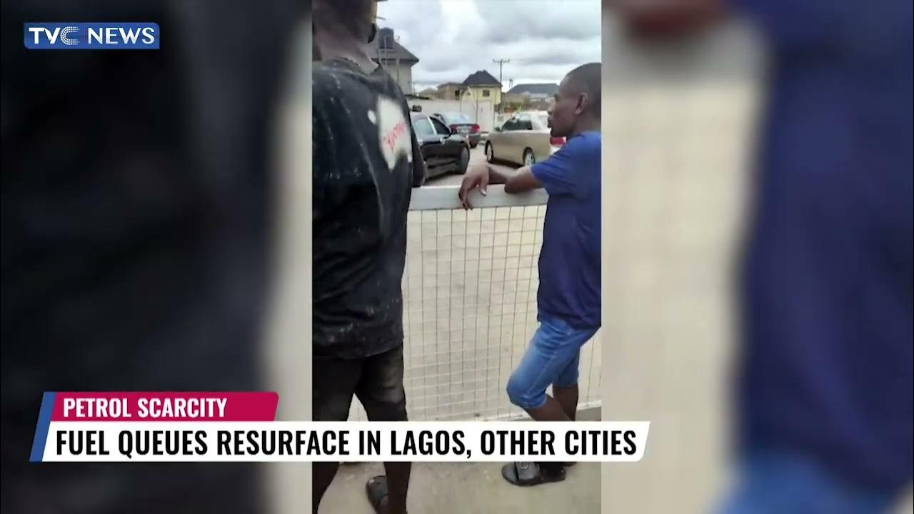 Fuel Queues Resurface In Lagos, Other Cities - YouTube