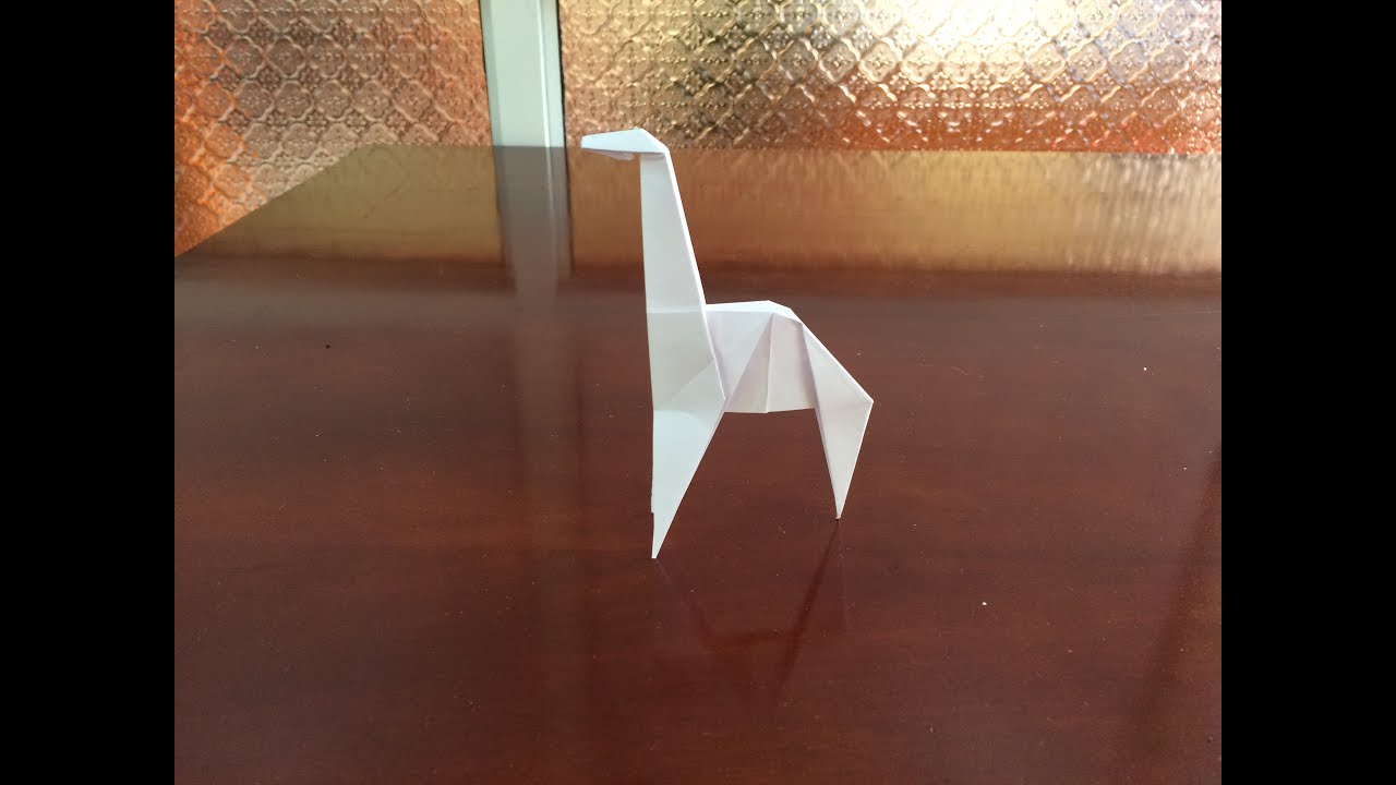 Origami Giraffe Easy - YouTube