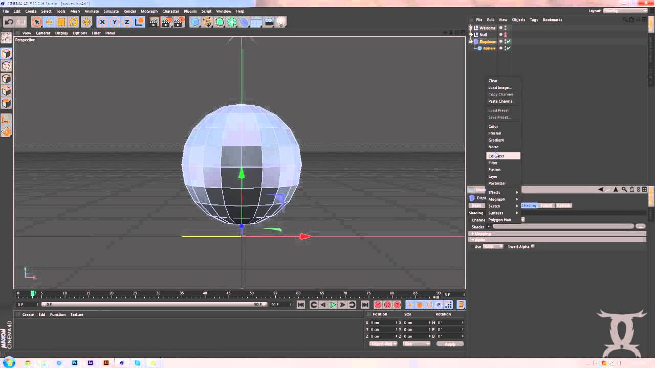 Tutorial: Sphere Displacement by Composited - YouTube