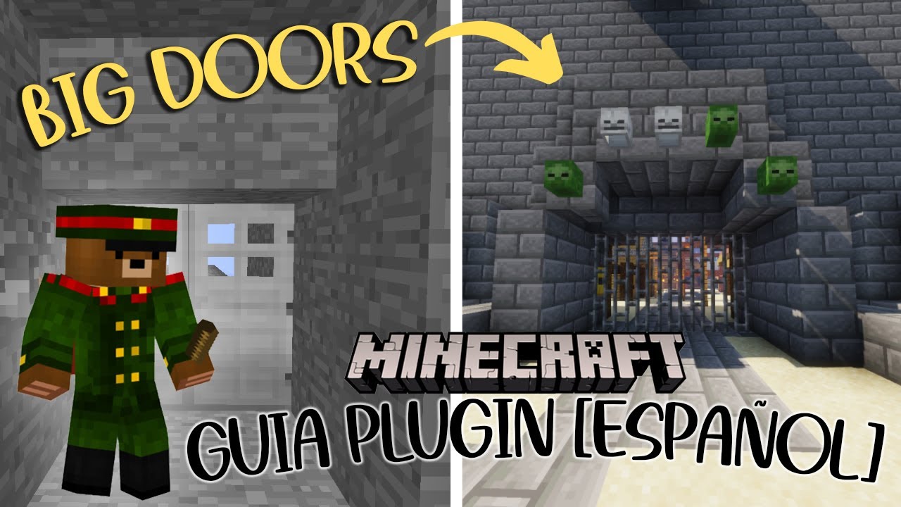 Tutorial Minecraft 1.15.2 - Plugin BigDoors - Aprende a usar BigDoors - Sethenok - YouTube