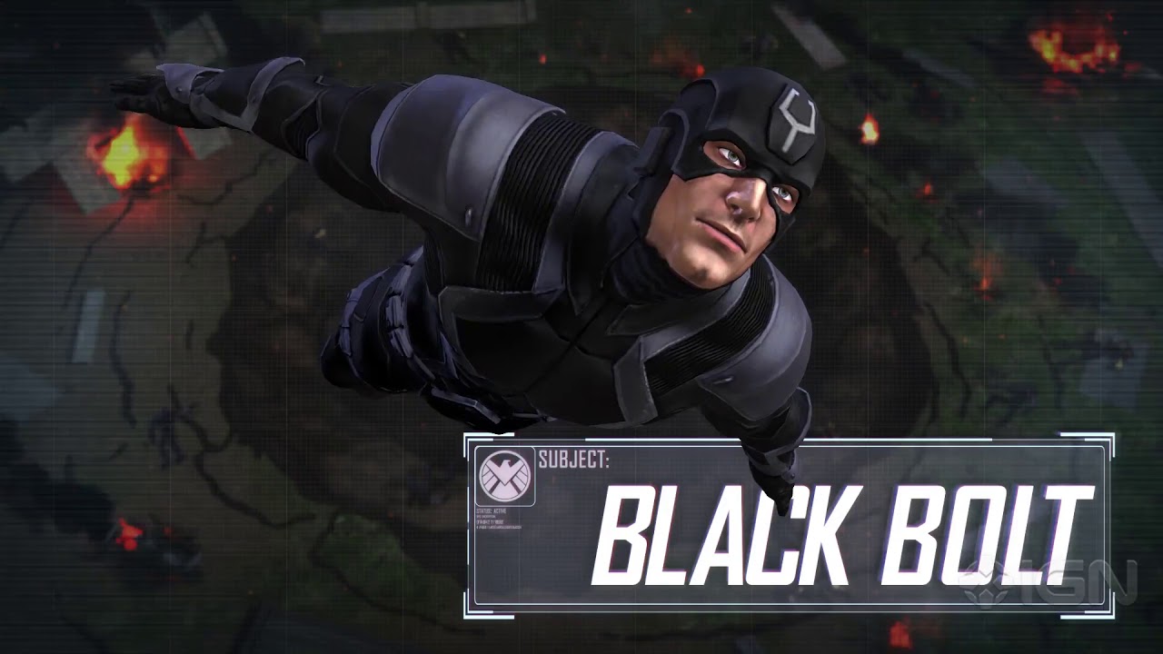 Marvel Heroes Omega: Black Bolt Gameplay Trailer - YouTube