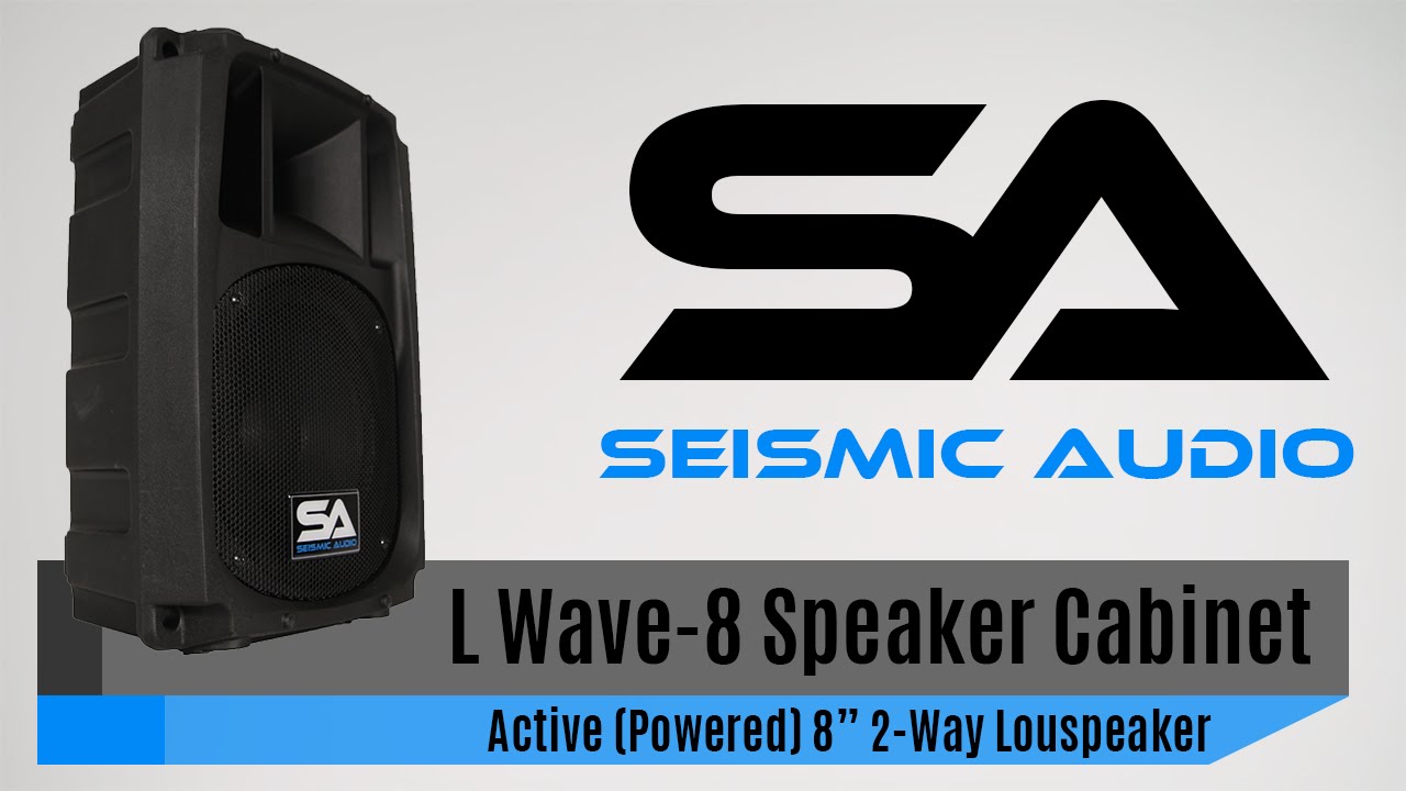 Seismic Audio L Wave-8 Powered PA Speaker (Official) - YouTube