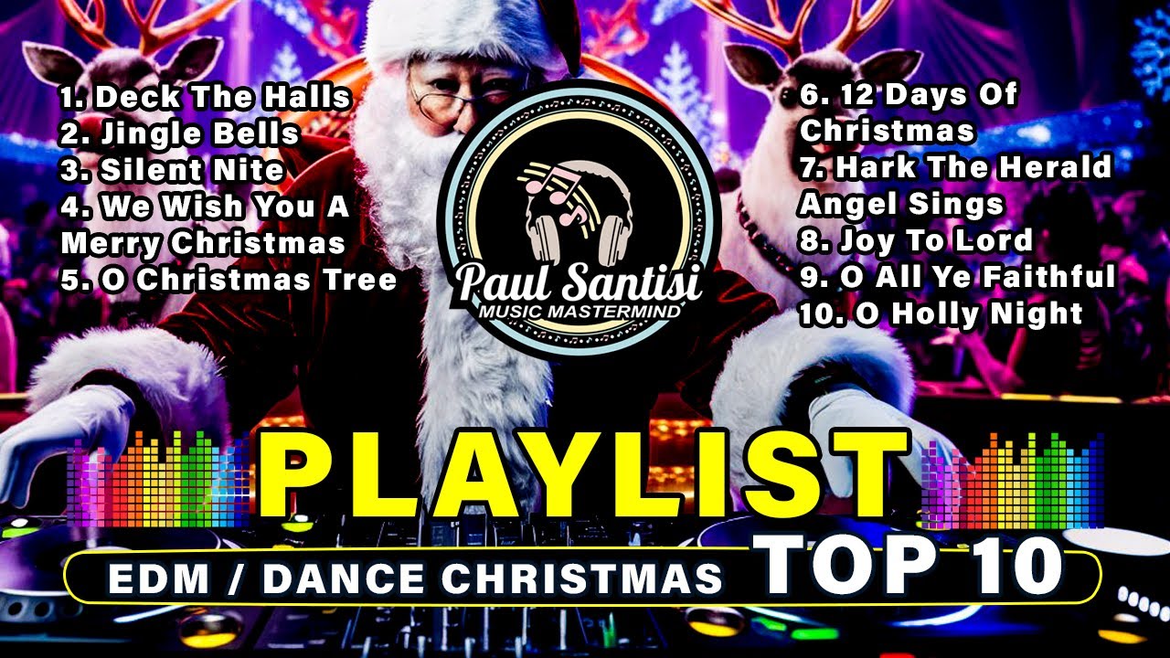 Top 10 Playlist EDM Dance Christmas Music 2024 ♫ Holiday Dance Music ...