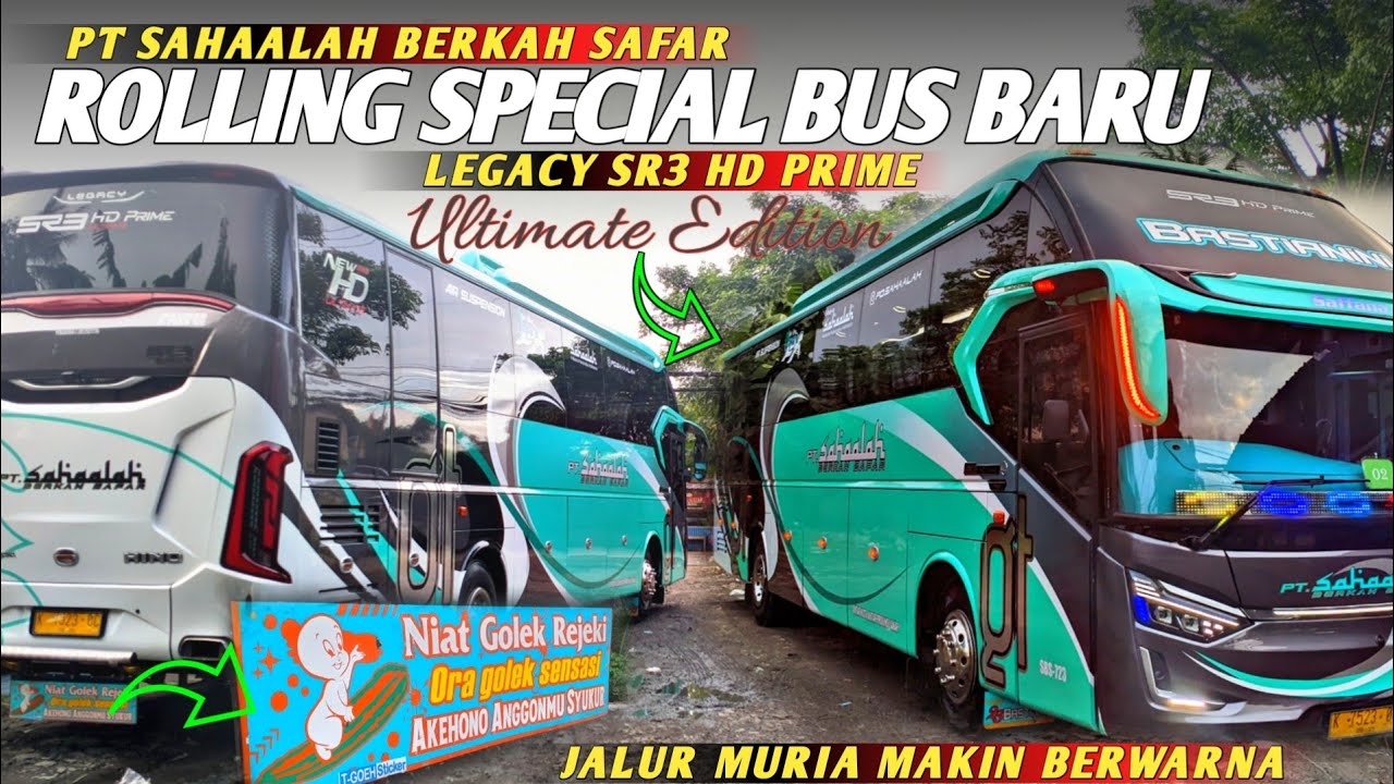 SPEK DISCO ORIGINAL ALA KAROSERI LAKSANA ||BUS SAHAALAH TERBARU LEGACY ...