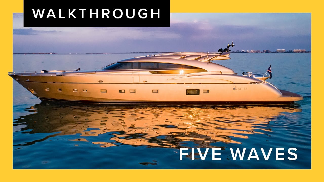Luxury Motor Yacht FIVE WAVES for sale | 118’ (36m) AB Yachts - YouTube