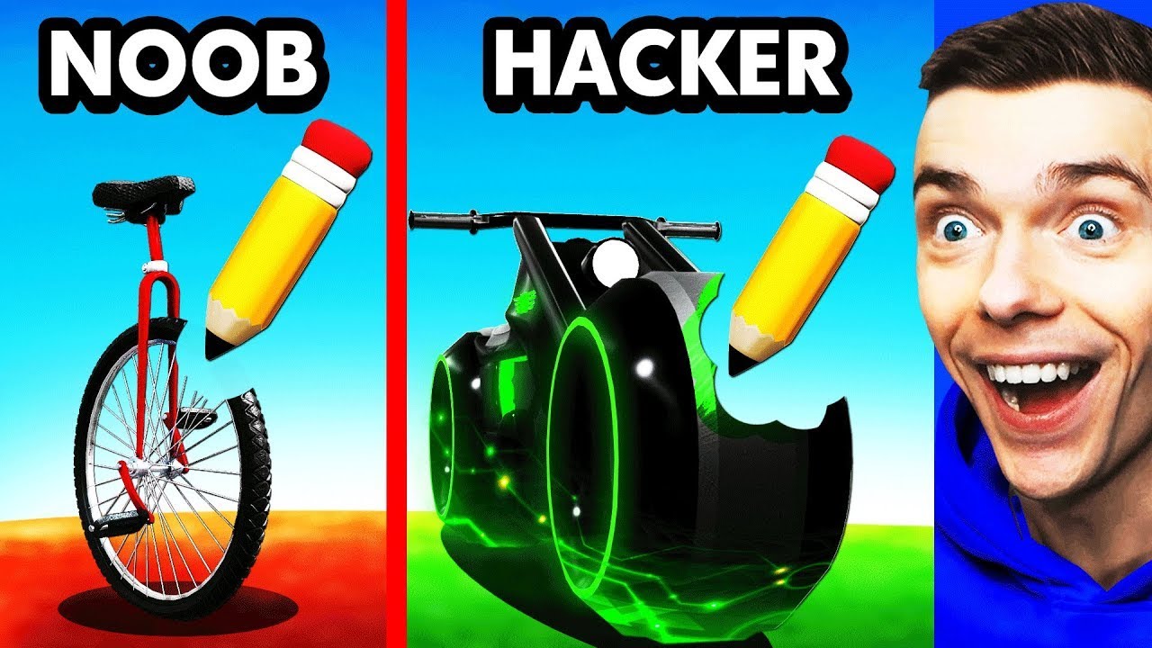 Dibajando AUTOS NOOB vs AUTOS HACKER - YouTube
