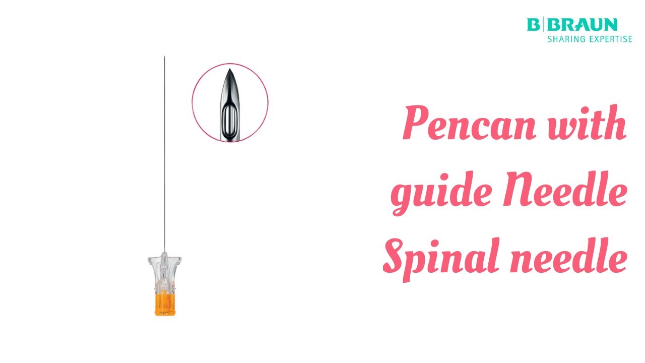 HOw to use Pancan Spinal Needles | BBraun - YouTube