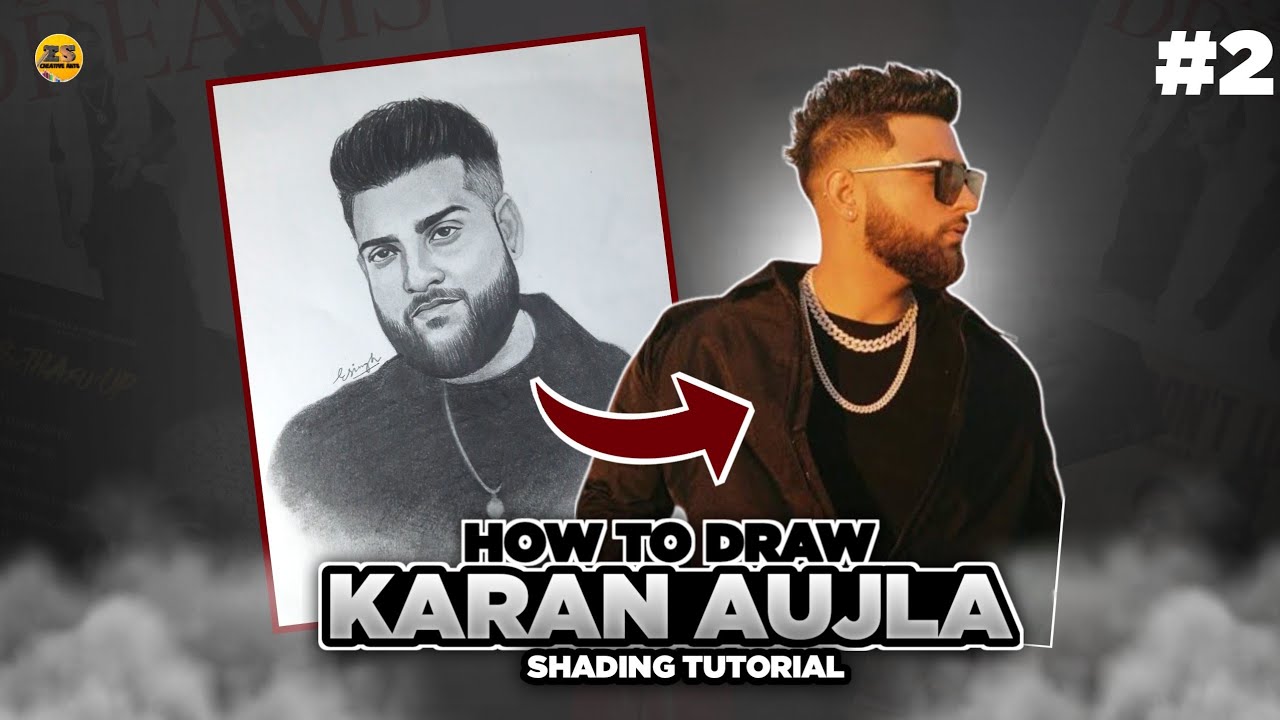 How To Draw Karan Aujla || Episode -2 || Step By Step Sketch tutorial ...