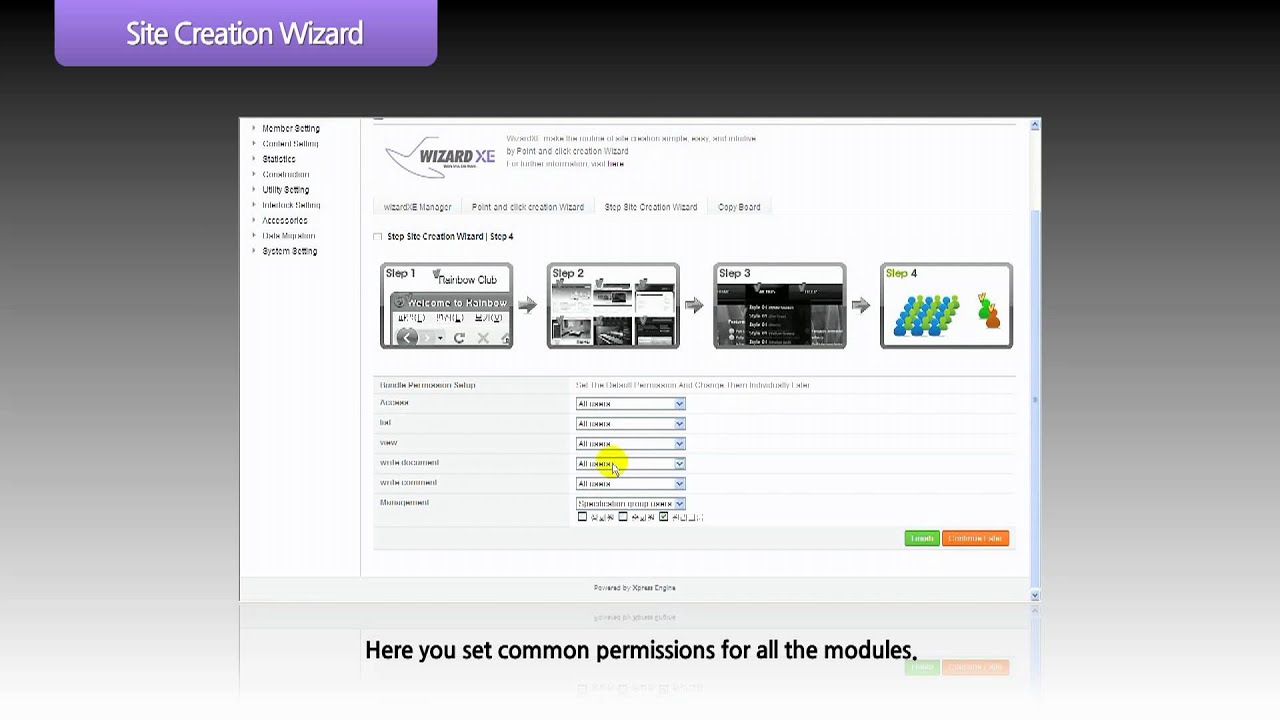 wizardXE Site-Creation Wizard - YouTube