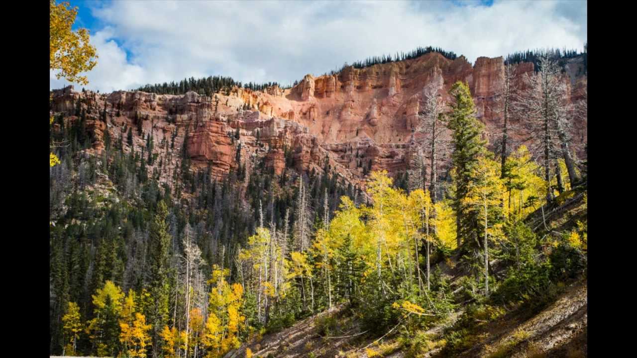 Utah Cedar Breaks Fall Colors with a little Banjo - YouTube
