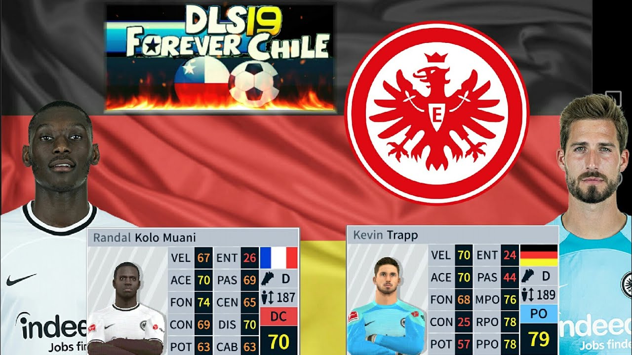 🔥PLANTILLA DEL EINTRACHT FRANKFURT🇩🇪2023⚽🏆 PARA EL DLS 19, CON SUS ...