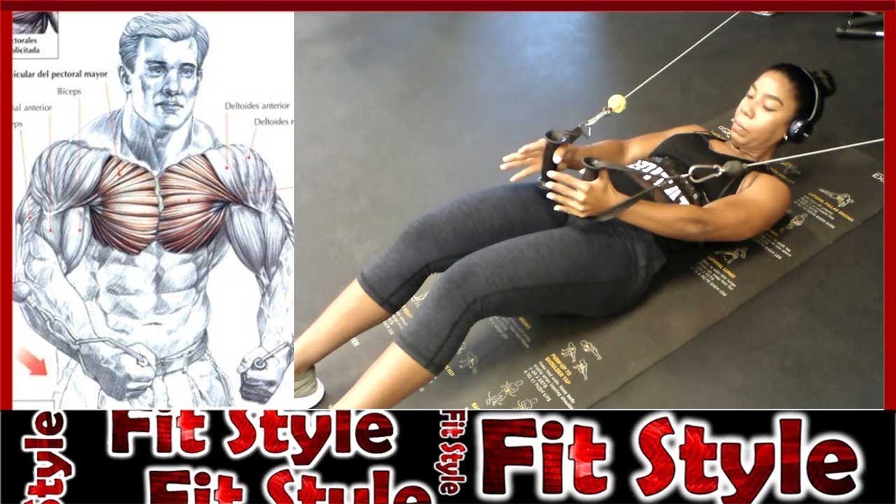 Rutina de Pectorales solo en Polea, Chest Routine only on Pulley - YouTube