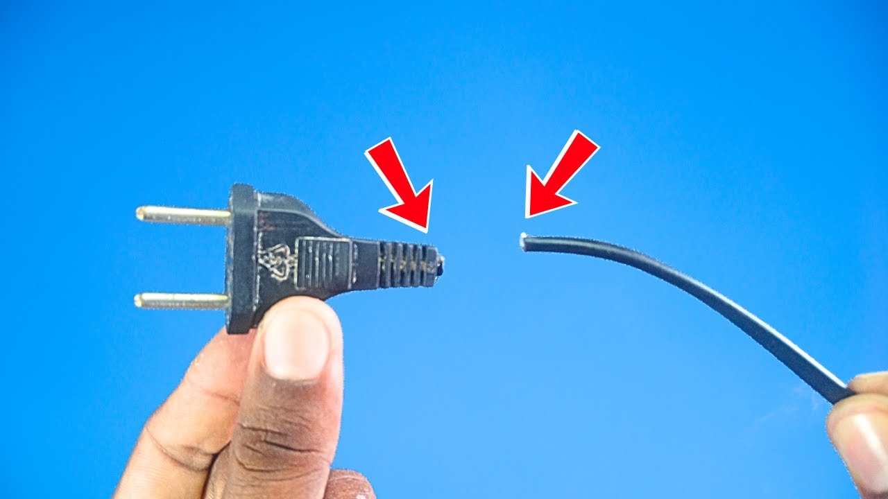 Few know this technique to fix a plug when it is broken - YouTube