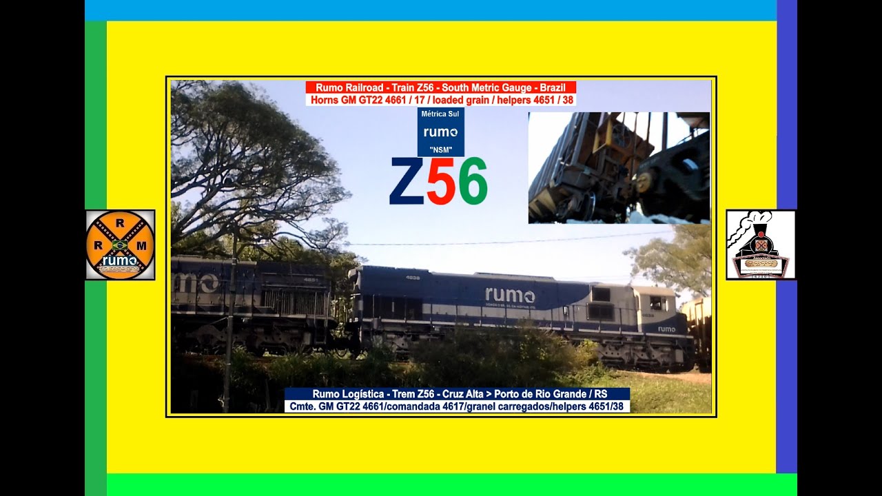 Rumo Logística — Trem Z56 - YouTube