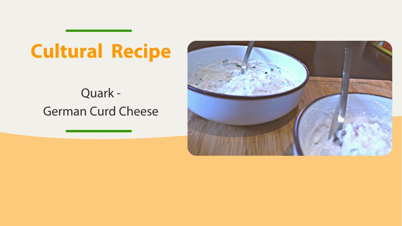 A Cultural Recipe: Quark - German Curd Cheese - YouTube