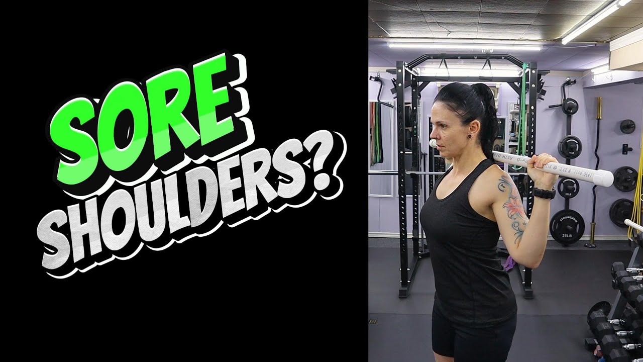 Easy Stick Shoulder Mobility Exercise - YouTube