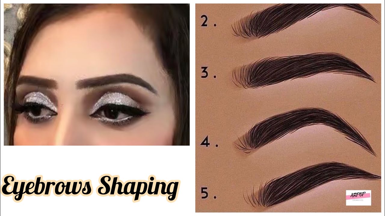 Eyebrows shaping | how to make eyebrows by gel liner | Perfect eyebrows ...