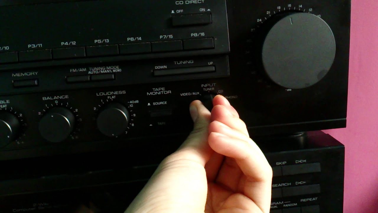 Yamaha RX - 330 AUX/VIDEO. - YouTube