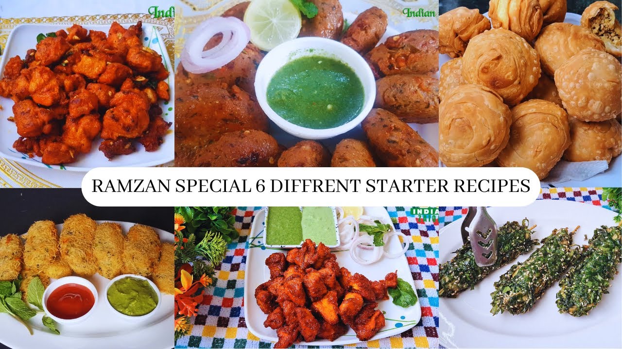 ramzan special 6 different starter recipe | chicken kachori,chicken ...