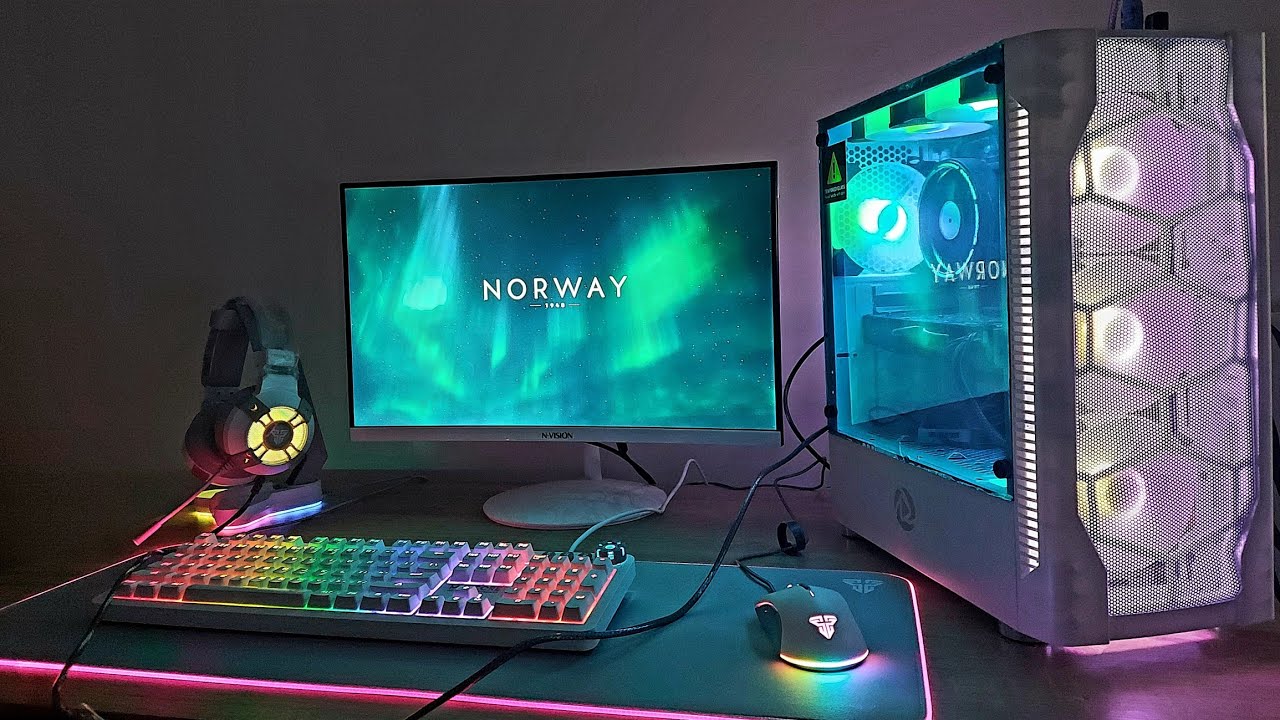 INPLAY meteor 03 + Fantech space edition + Nvision 24" white curve ...