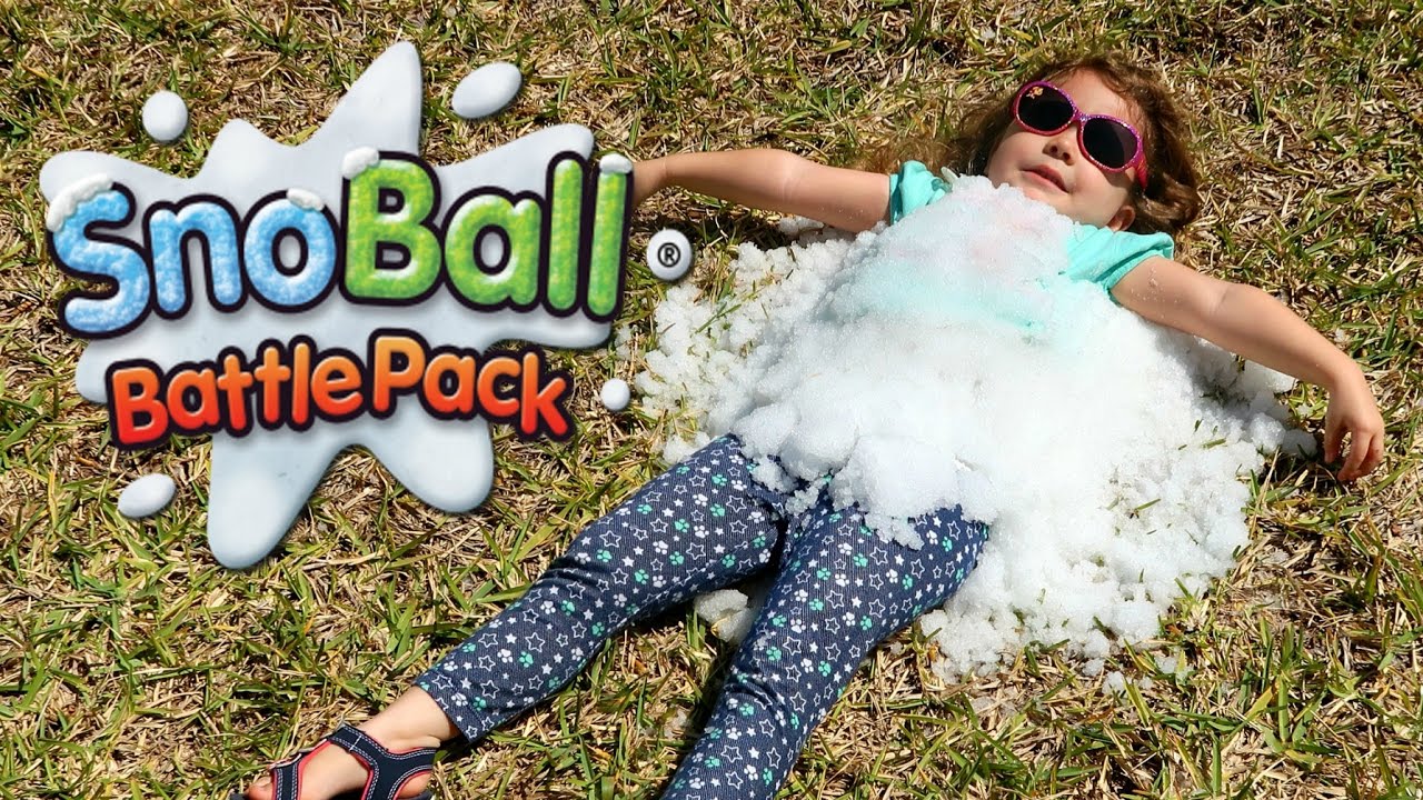 Zimpli Kids Snoball Battle Pack Gelli Baff Snow!!! - YouTube